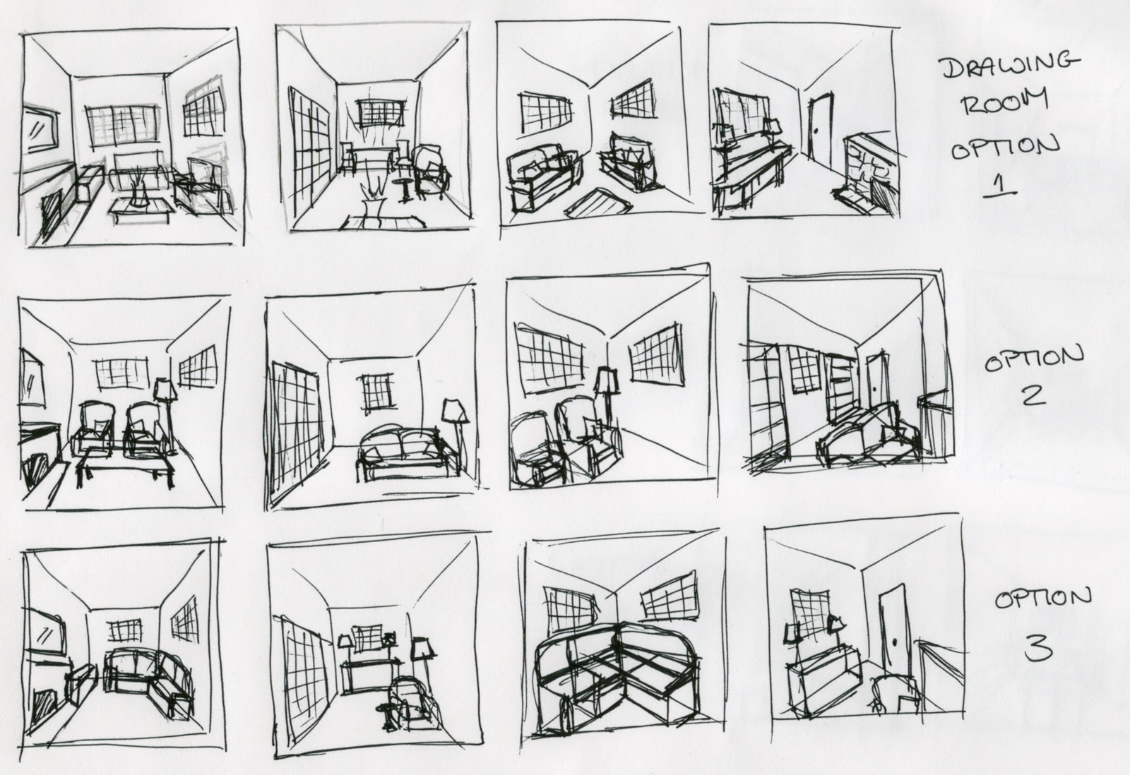 Country Connections: Drawing Room Floor Plan Options