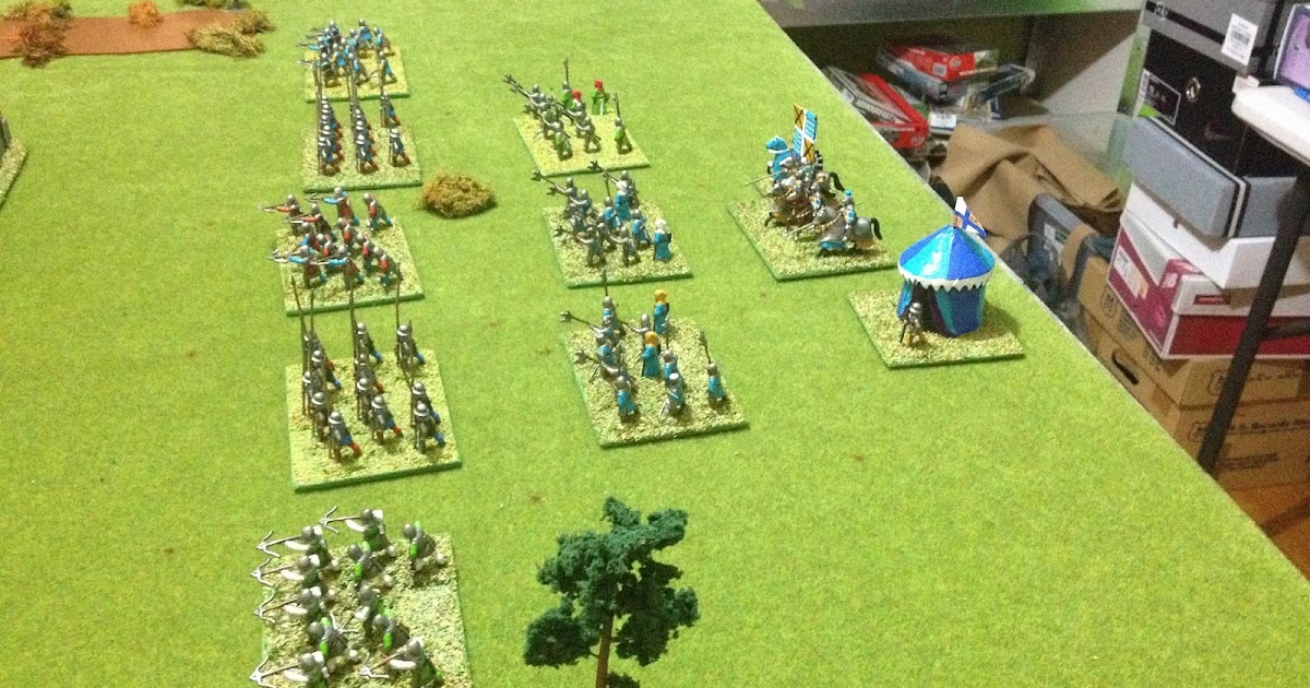 Grid based wargaming - but not always: Hundred Years War - Game 4 of ...
