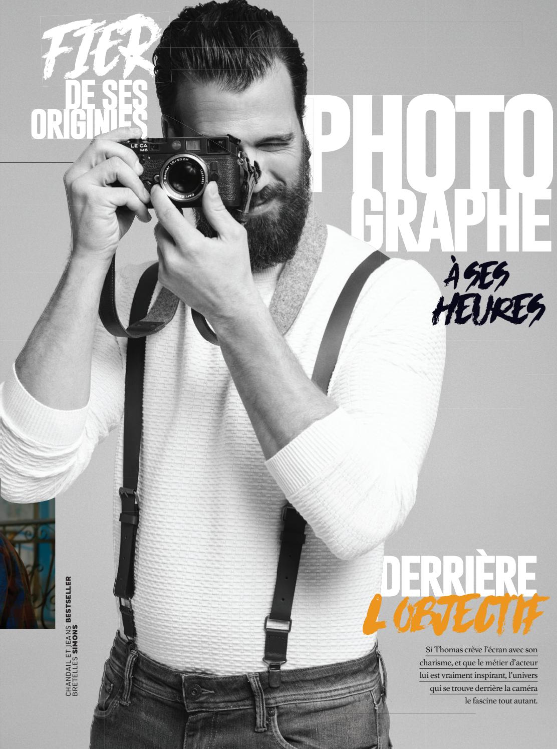 Thomas Beaudoin se corona como una estrella en ascenso para HOMME Magazine