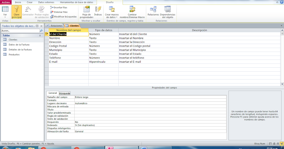 Submodulo 4.1 Diseña Bases De Datos Ofimáticas: Elementos de la ...