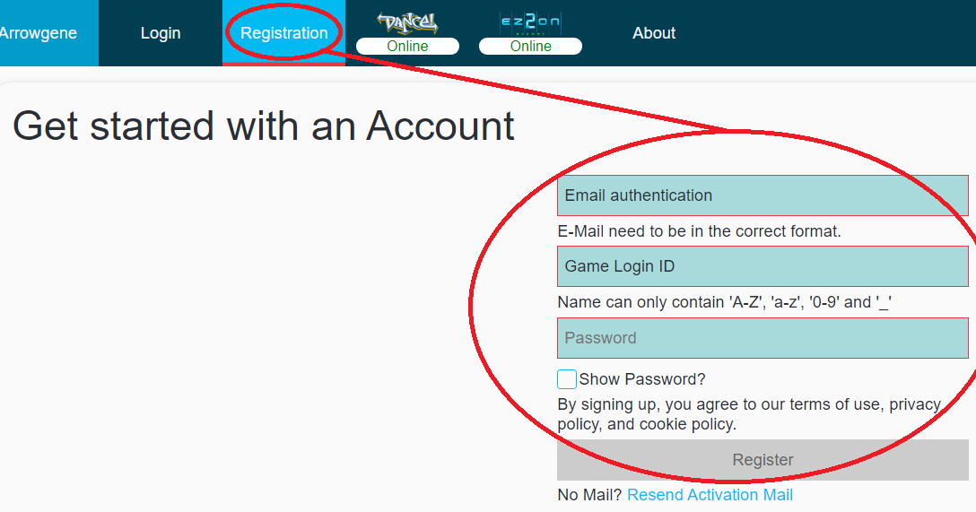 [Tutorial] How to register and start the game