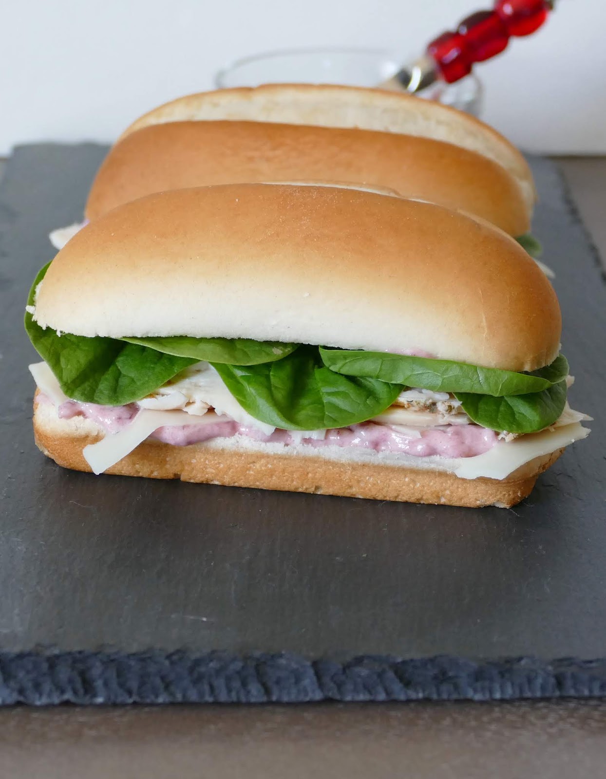 Turkey and Swiss Sandwich with Cranberry Mayo Recipe