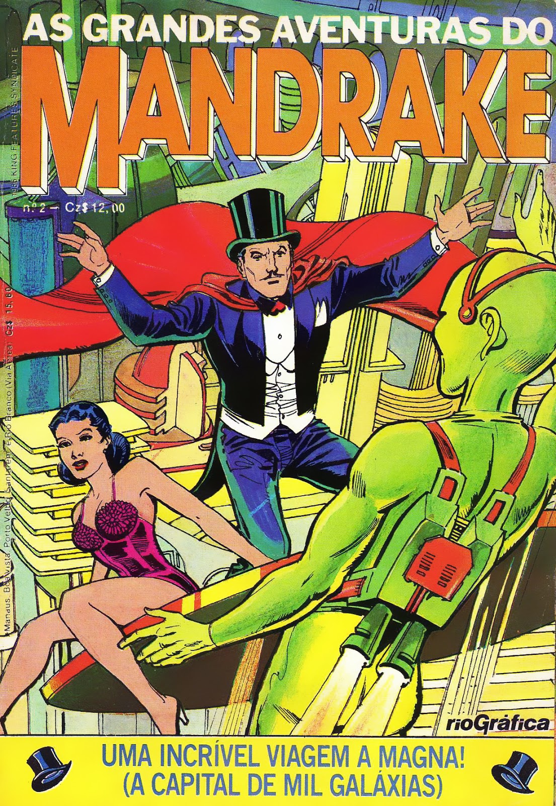 QUADRINHOS CBR MANIA: As Grandes Aventuras do Mandrake Nº2