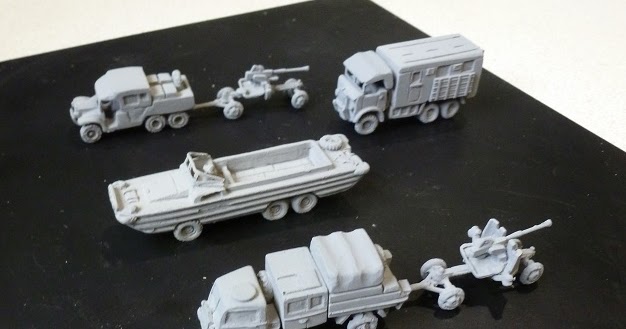 10mm Wargaming: 4 British Softskins from Pithead Miniatures