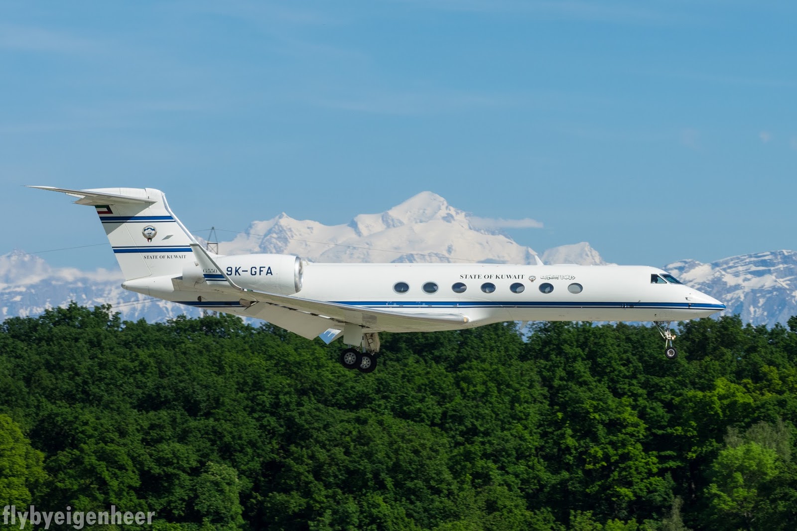 FLUGZEUGE Privatjets etc: 9K-GFA Gulfstream G-V-SP (G550) GLF5 > State ...