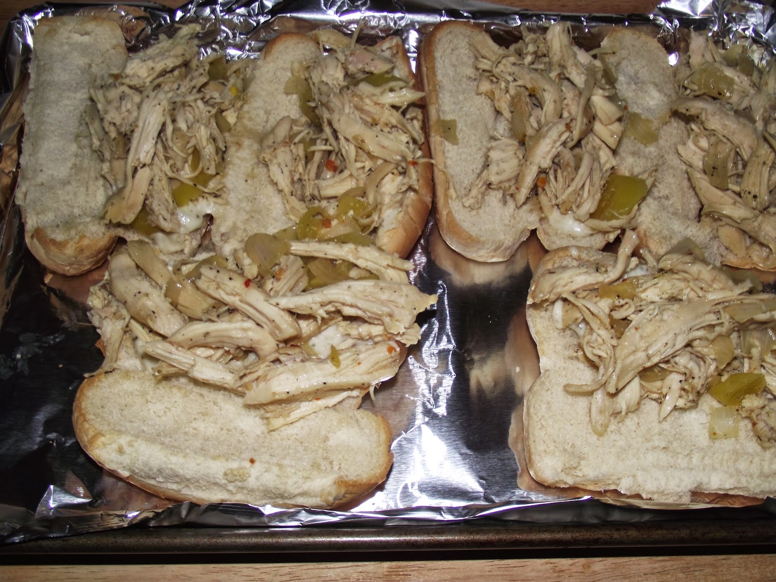 The Unabashed Kitchen Wench: Philly Chicken Sandwiches