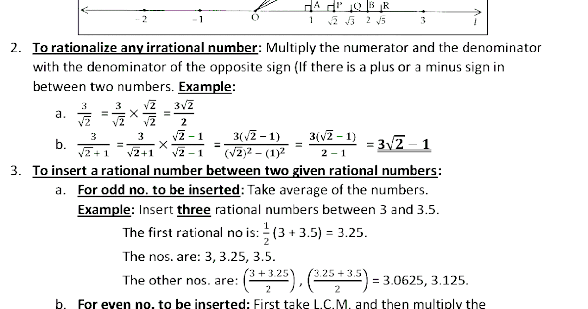 ICSE Grade 9 Maths - Important formulae from all Chapters