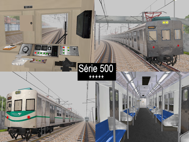 OpenBVE Criações Brasil: Série 500 Supervia DOWNLOAD!
