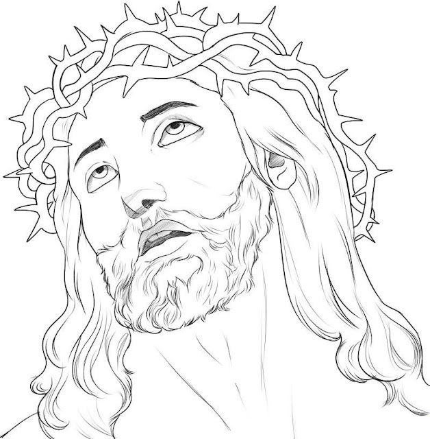 Shaun Train: Line Drawings of Jesus Christ - 25 January 2021