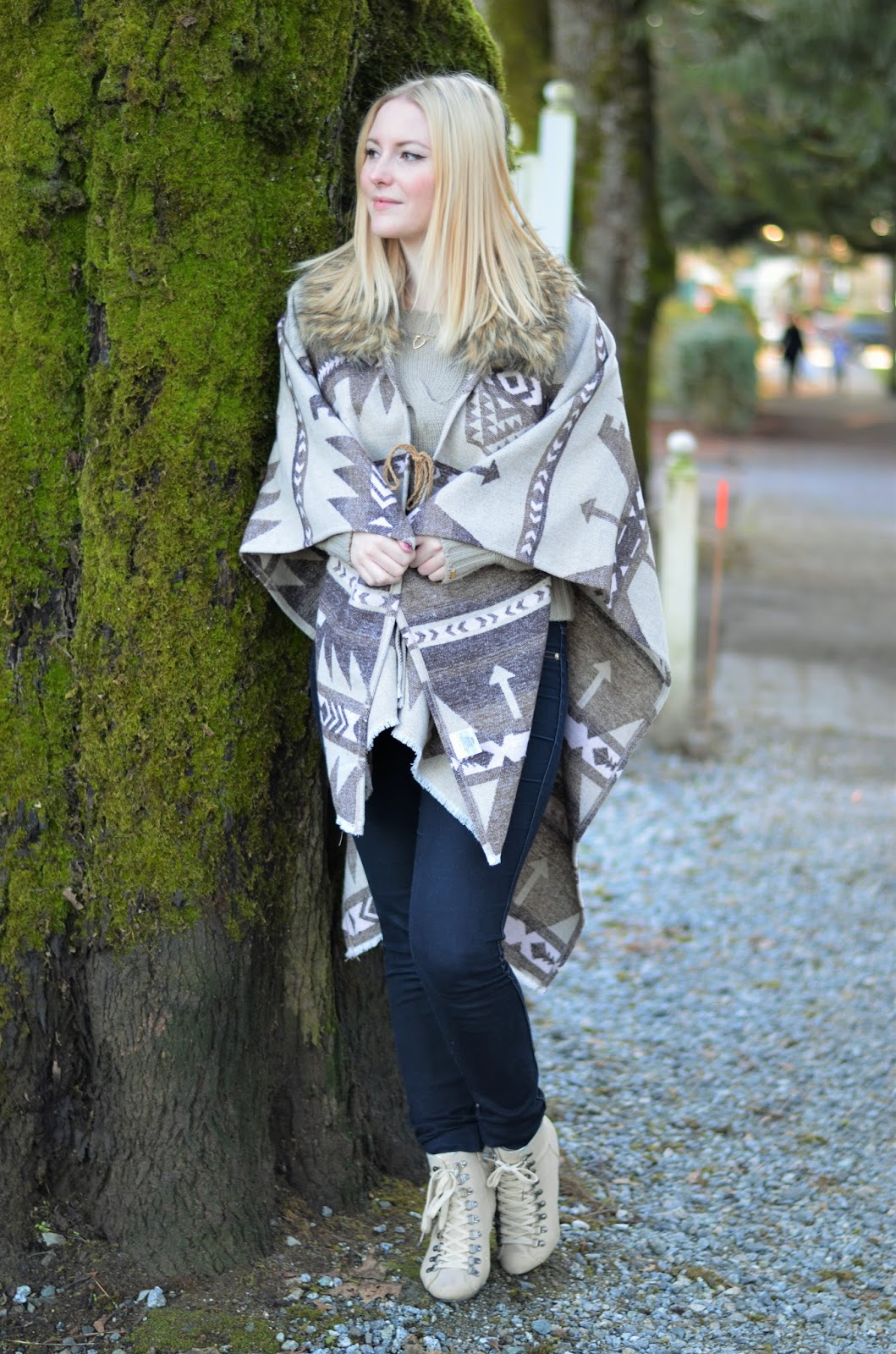 Vancouver Vogue: Winter Outfit Inspiration: Cozy Poncho