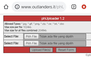 Cara Deface Metode PhUploader - Sabang Cyber 45