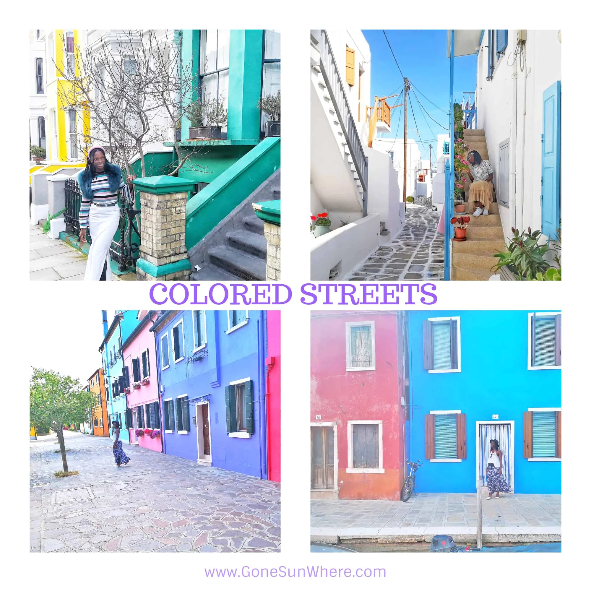 Where to find a colored street
