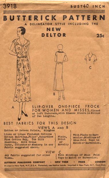 Etcetorize: Vintage Patterns Wiki: 1920's
