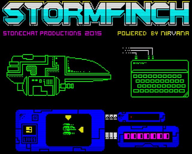 Indie Retro News: Stormfinch - ZX Spectrum shoot em up with a fantastic ...