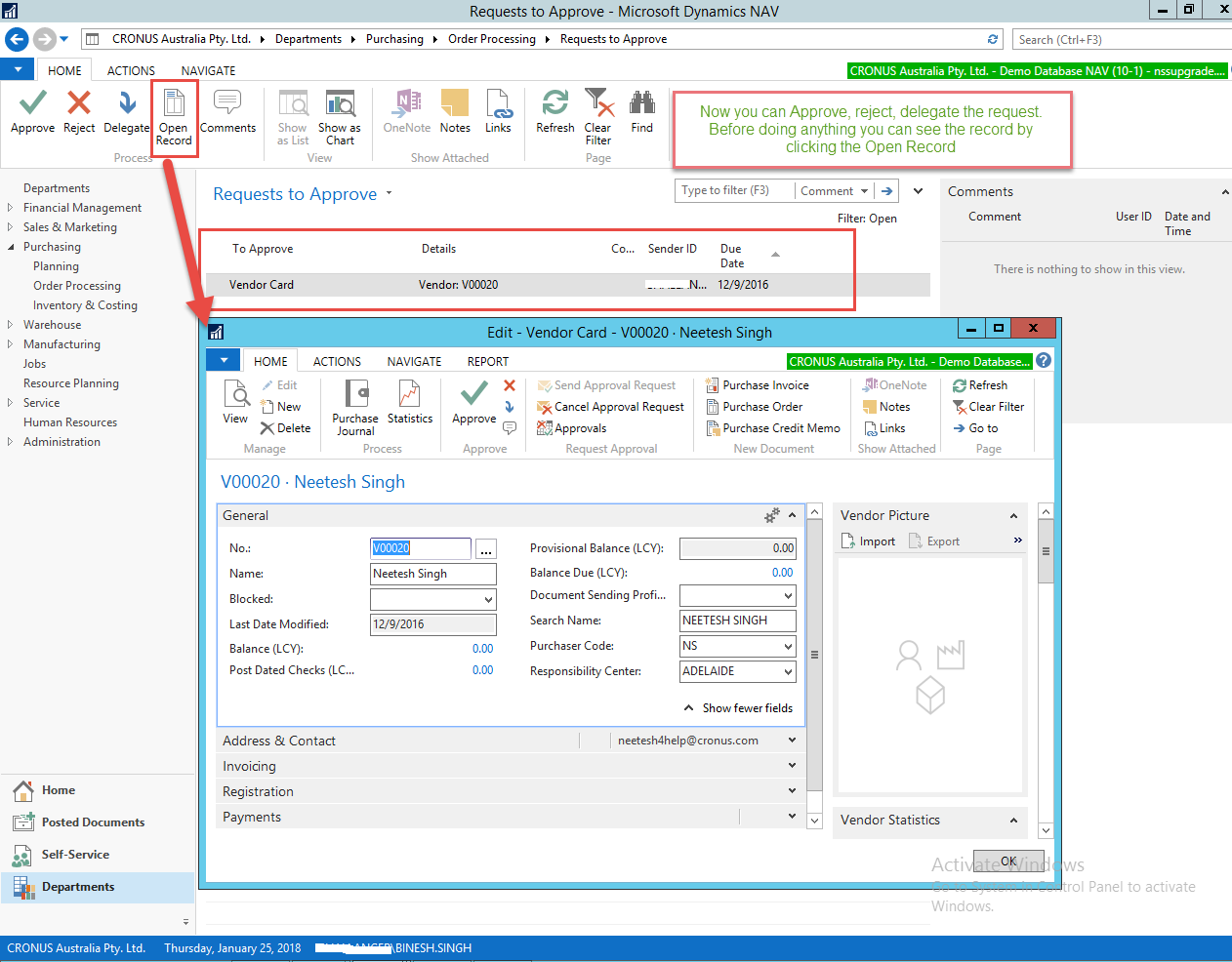 Microsoft Dynamics NAV By Binesh & Shilpa: Vendor Approval Workflows ...