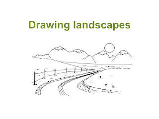 Art at Becker Middle School: 7th graders- Landscape Practice