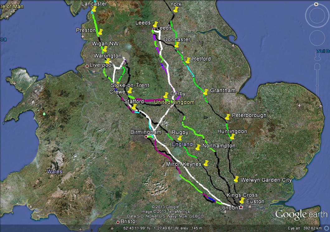 Trans-trax: High Speed Rail Lines - how to focus (HS2 and to Leeds ...