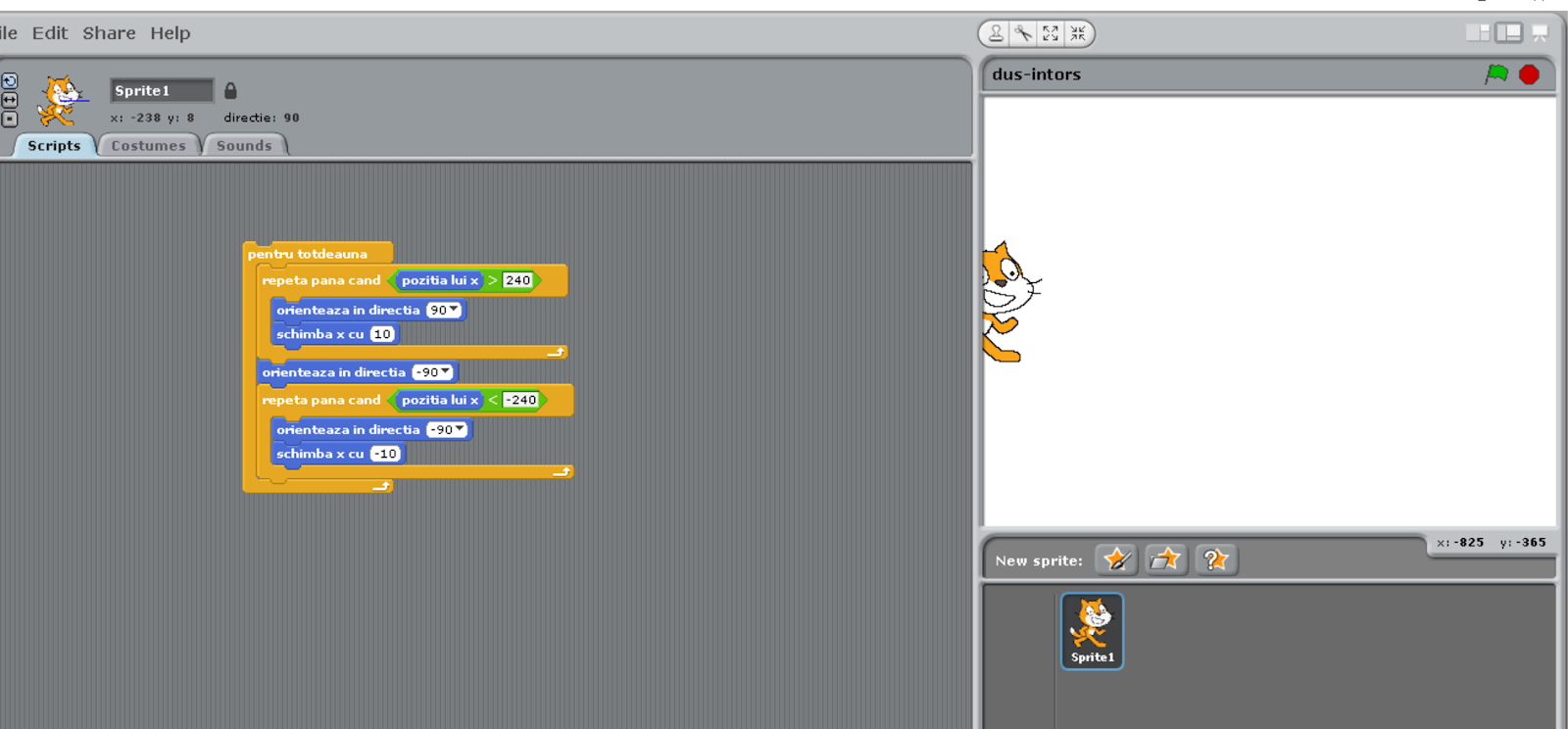 Prof. Florin Giurcă - Lecții de informatică: Scratch