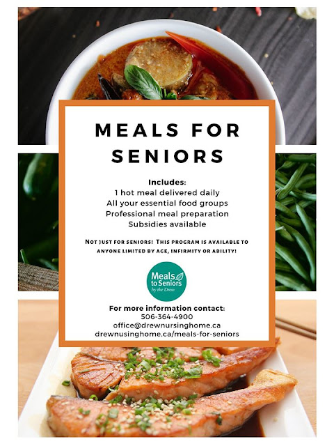 Tantramarshire: Meals for Seniors : Drew Nursing Home - Daily Meal ...