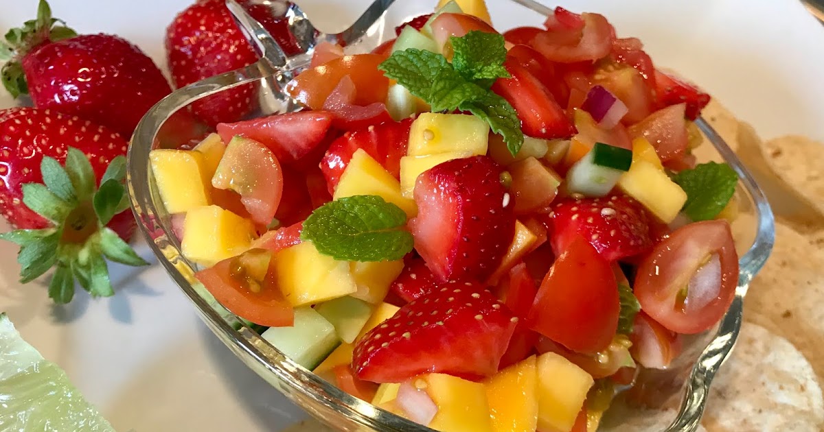 Salsa aux fraises et à la mangue