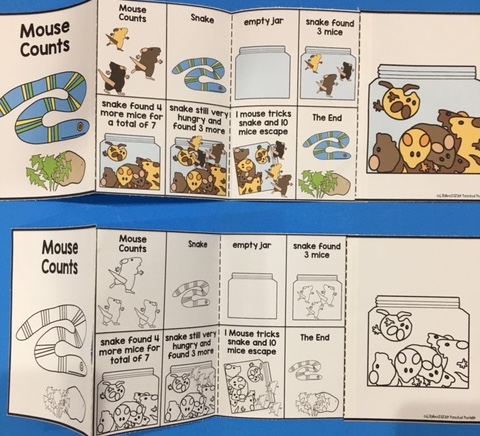 Mouse Counts Number Trace plus Craft ~ Preschool Printables