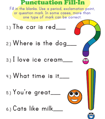 Lesson Planning of Punctuation Marks Subject English Grade 3rd