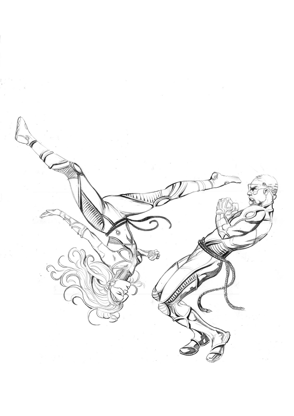 Capoeira Coloring Page Sketch Coloring Page