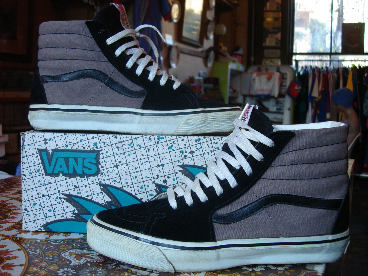 theothersideofthepillow: vintage VANS style #38 sk8-hi MADE IN USA US8 ...