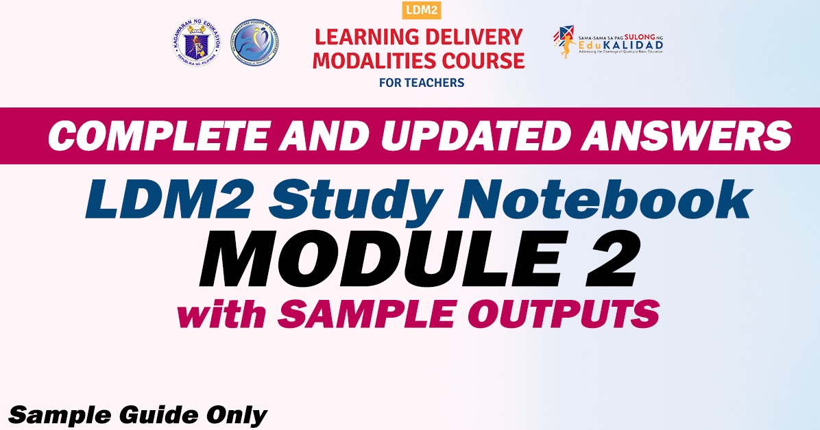 MODULE 2 Complete and Updated Answers - LDM2 Study Notebook with ...