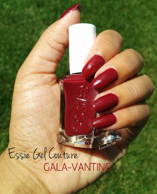 Discovering me: ESSIE Gel Couture in GALA-VANTING with Top Coat ...