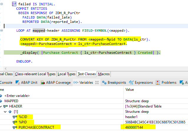 SAP ABAP Central: RAP Unmanaged BO – Late Numbering