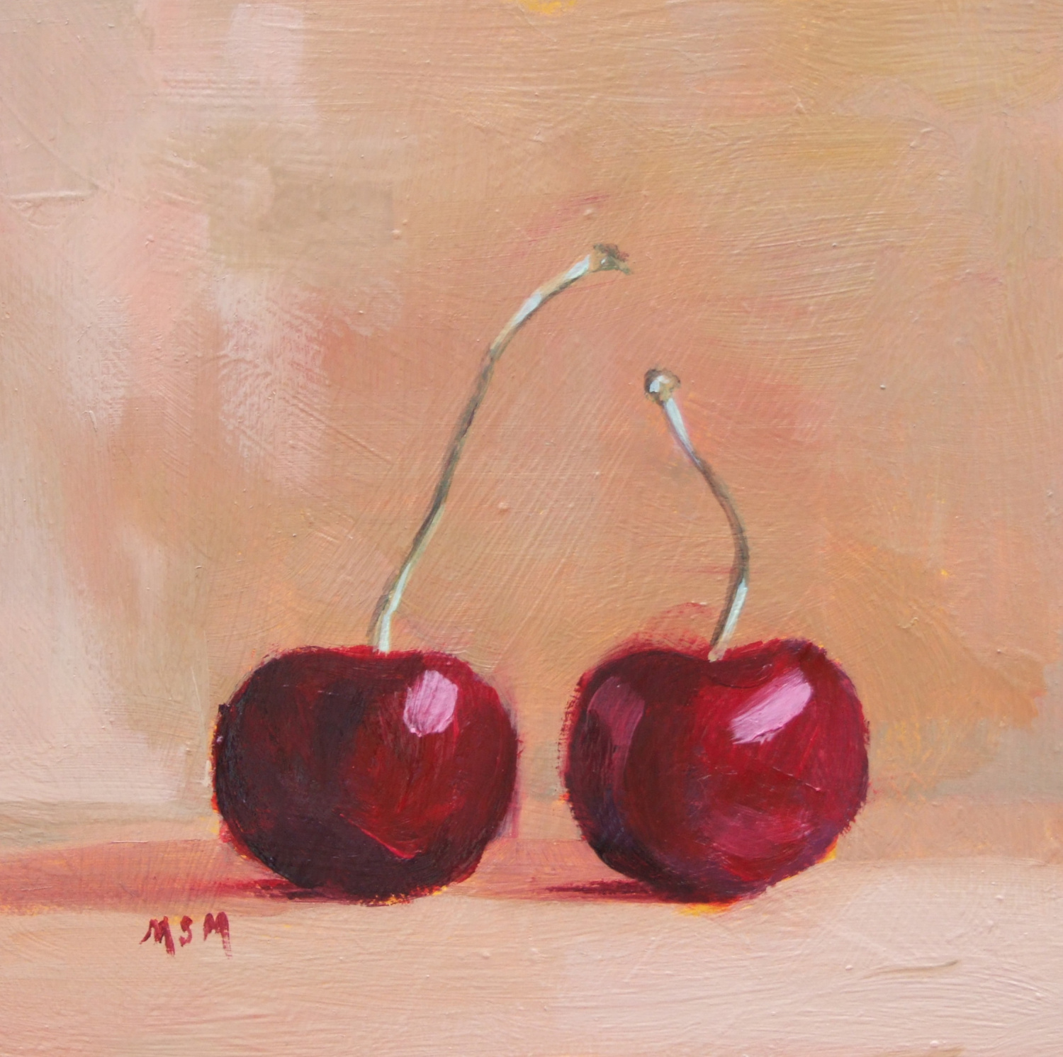 Margaret S Milligan Painting by Day: Cherry Ripe, Ripe for Painting!