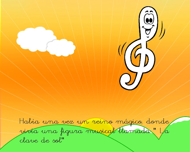 RECURSOS Y ACTIVIDADES PARA EDUCACIÓN INFANTIL: LA CLAVE DE SOL Y LAS NOTAS
