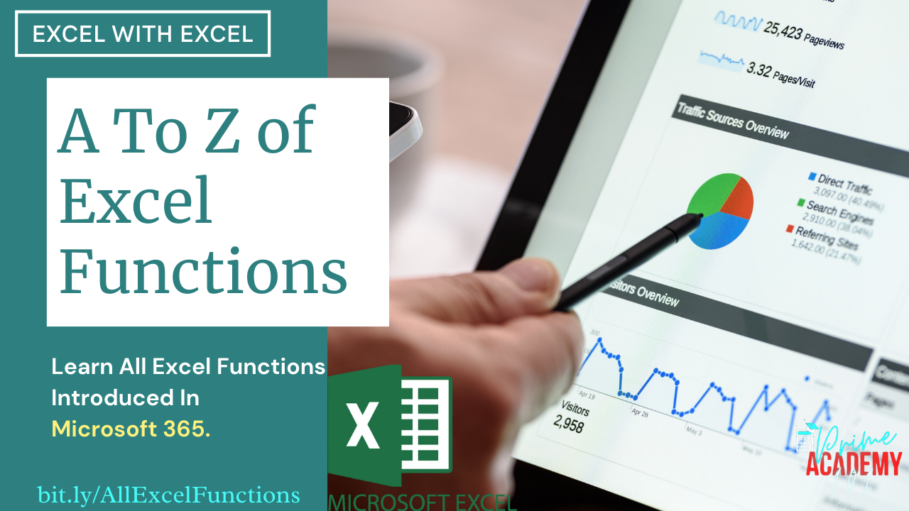 A To Z of Excel Functions | New Functions Introduced In Microsoft 365