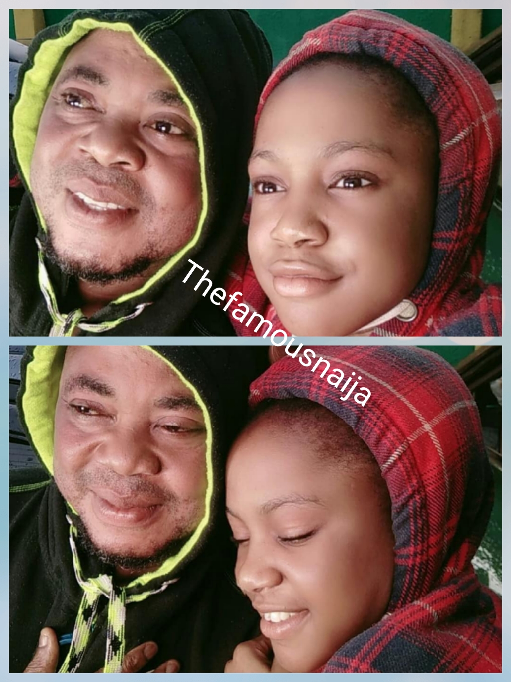 Celebrating her biological, real dad on Father's Day on June 21. Mercy ...