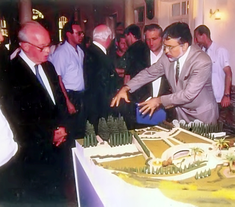 Baha'i Architect Fariborz Sahba with Israeli President | Baha'i Culture