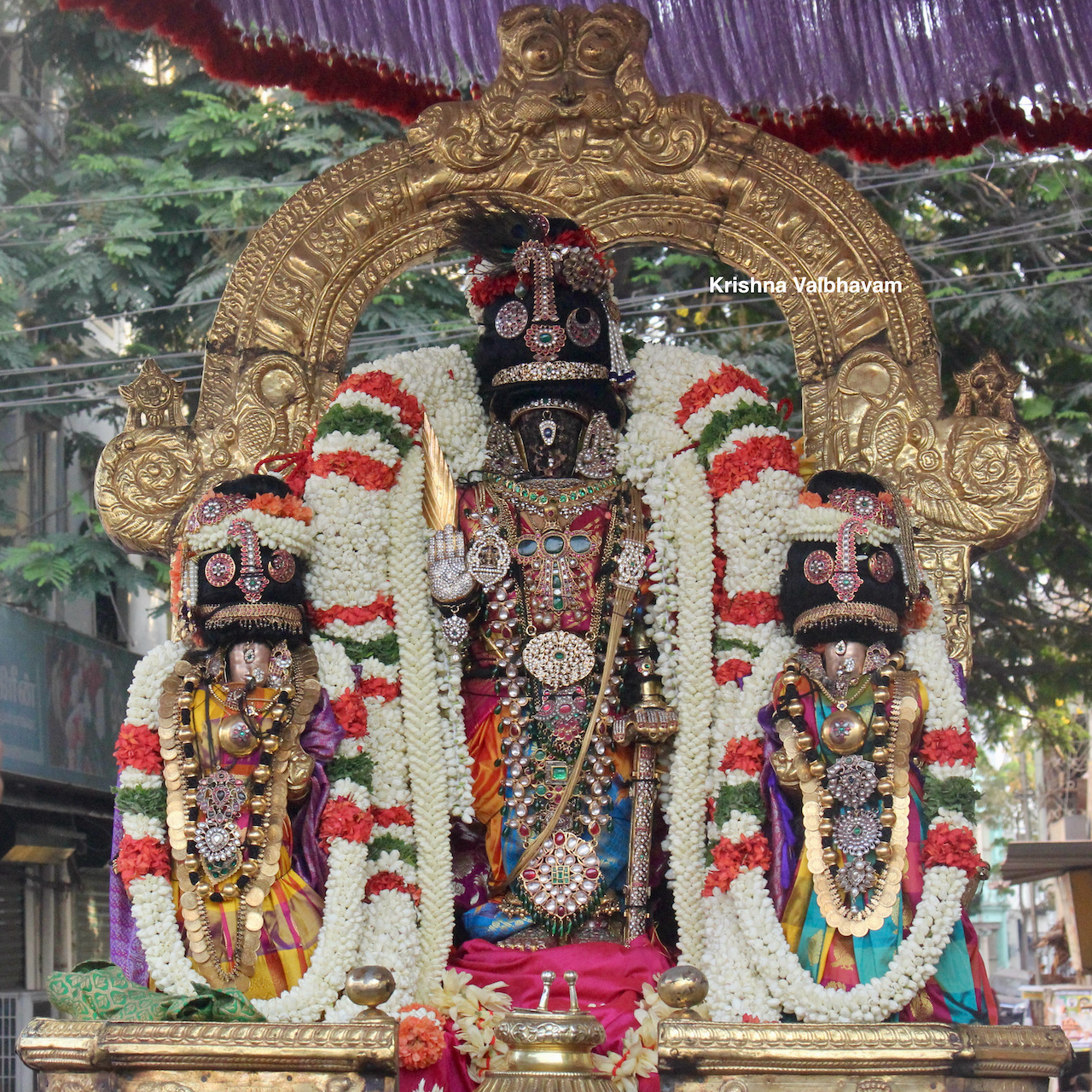 Krishna Vaibhavam: Sri Parthasarathy Perumal Panguni Sharava Purappadu