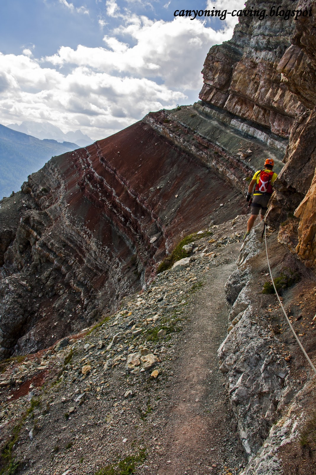 Canyoning - Caving: Via Ferrata Sentiero Astaldi, Tofana, Dolomites