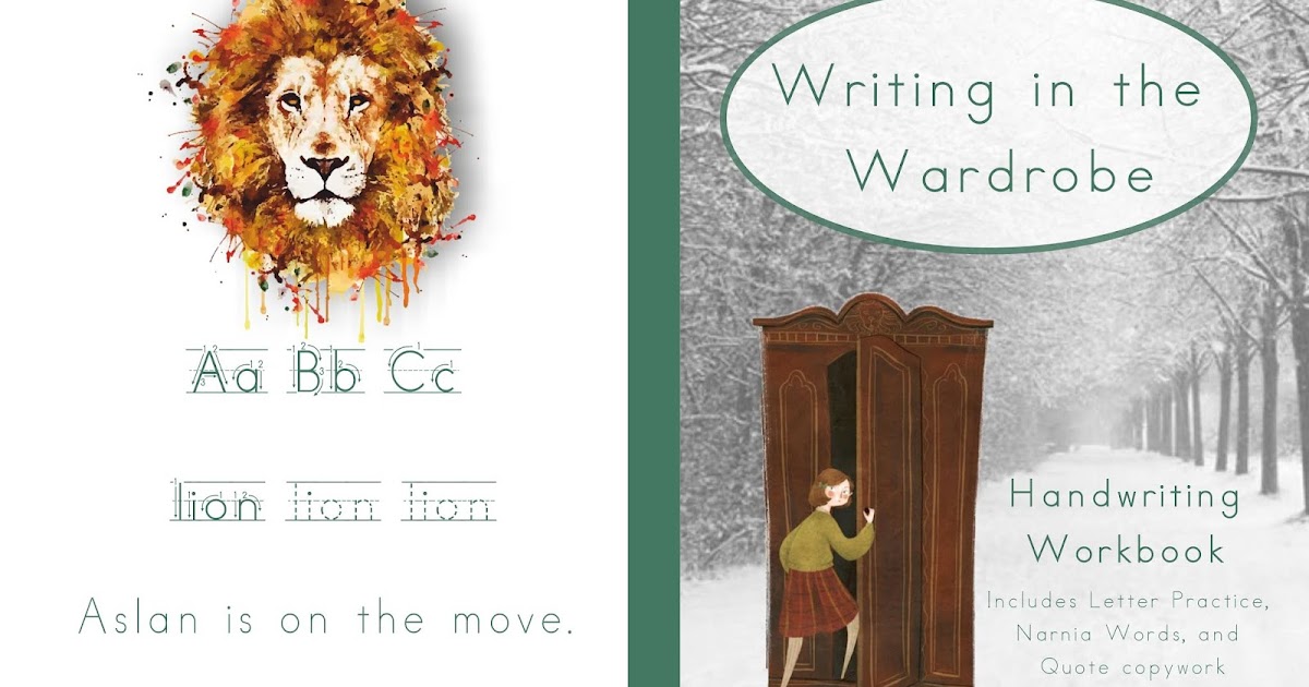 To The Rock Homeschool: Writing in the Wardrobe: Narnia Handwriting ...