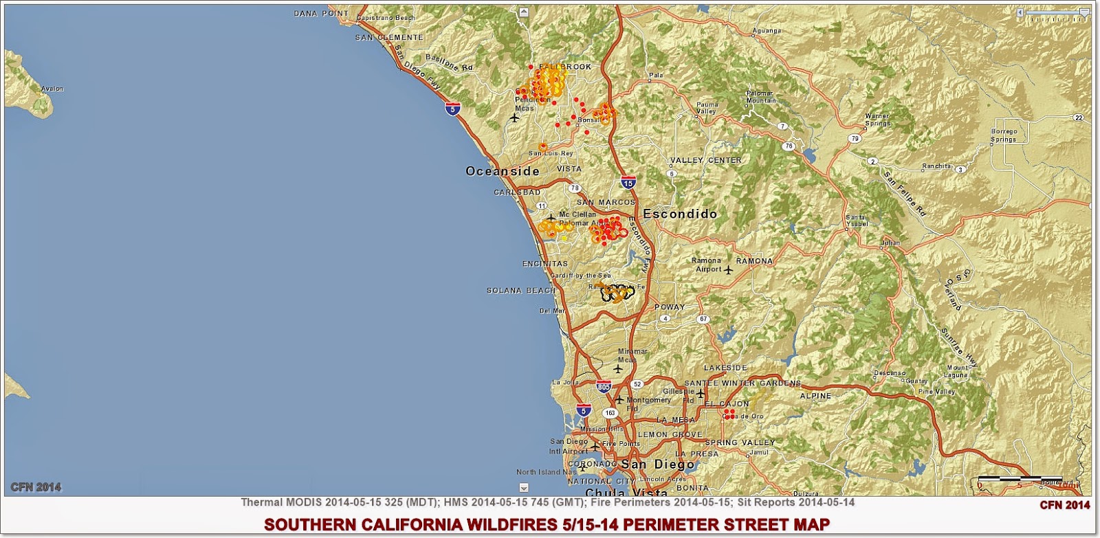 CFN - CALIFORNIA FIRE NEWS - CAL FIRE NEWS : Quick Look: 8 Southern ...