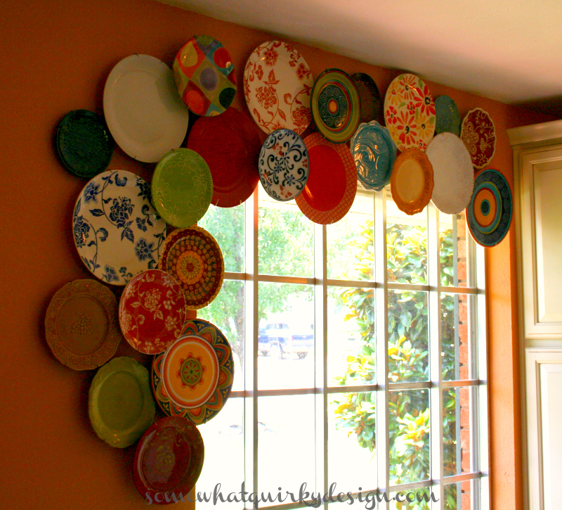 Somewhat Quirky: How To Hang A Multi-level Plate Arrangement (With ...