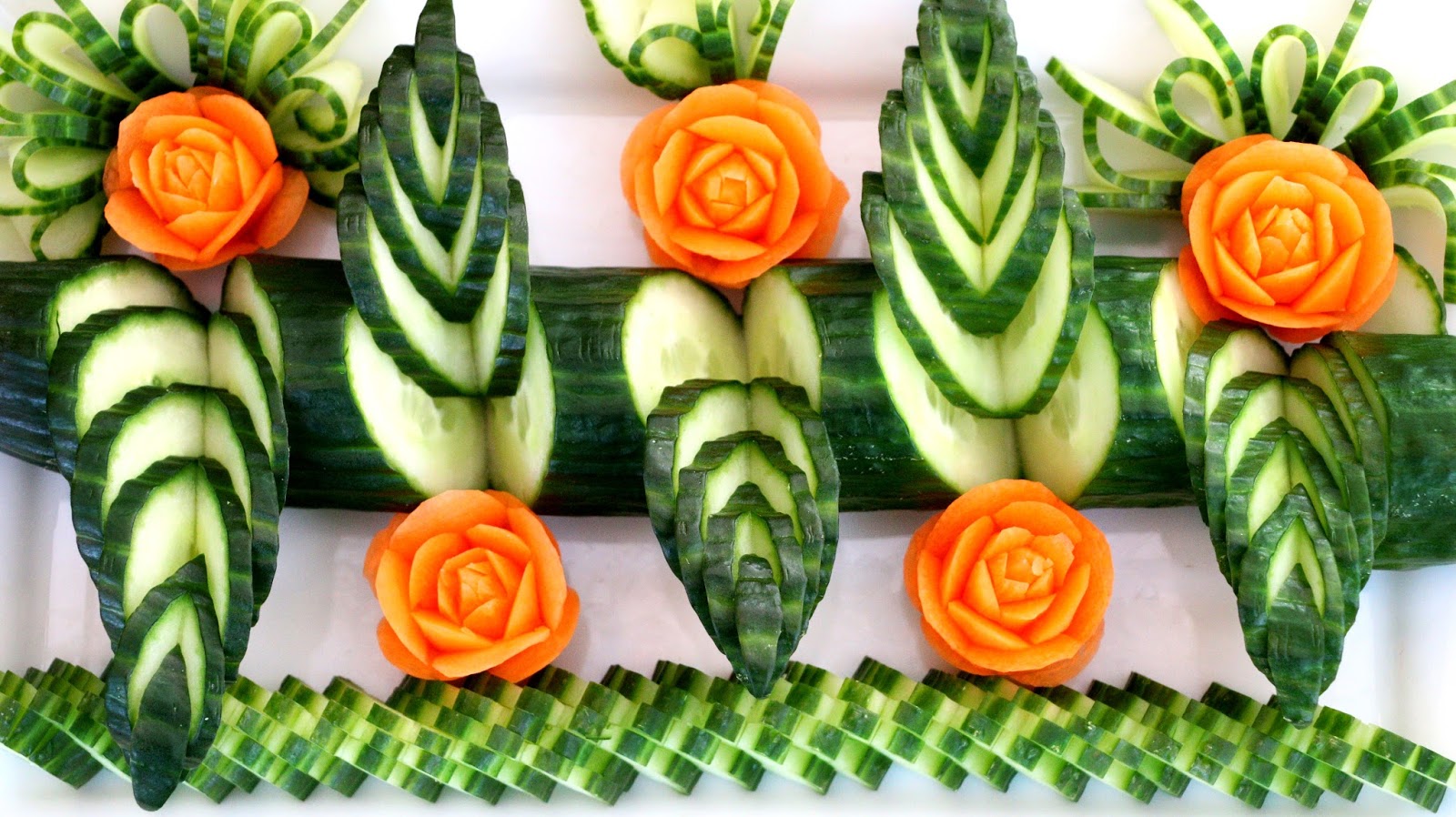 Josephine s Recipes How To Make Cucumber Decoration Vegetable Carving Garnish Sushi Garnish josephine-s-recipes-how-to-make-cucumber-decoration-vegetable-carving-garnish-sushi-garnish