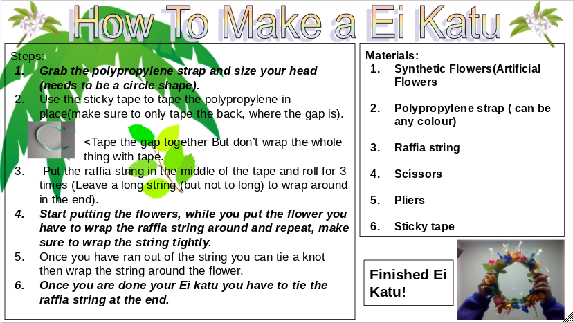 Alyanna @ Glenbrae School: How to Make An Ei Katu