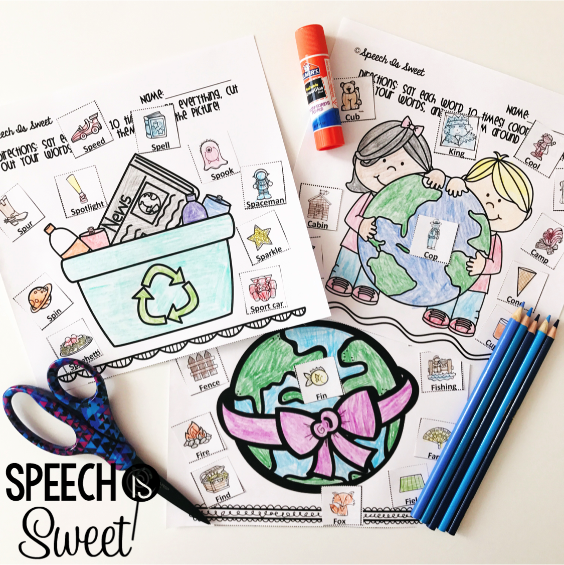 Earth Day Speech Therapy Ideas! - Speech is Sweet