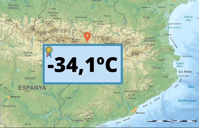 The birth of Modern Man: SPAIN RECORDS ITS COLDEST-EVER TEMPERATURE AS ...