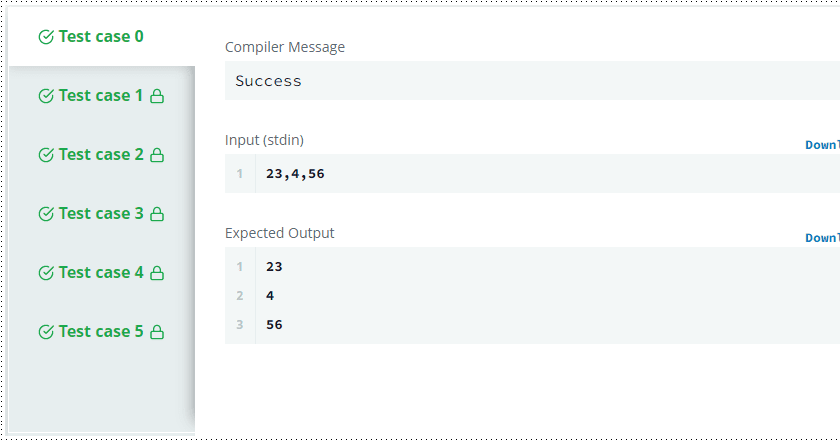 StringStream Hackerrank Solution in C++ | 1 Click Solution