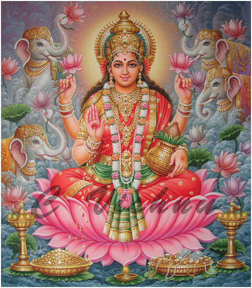 C. Vishnu (Artist): Lakshmi