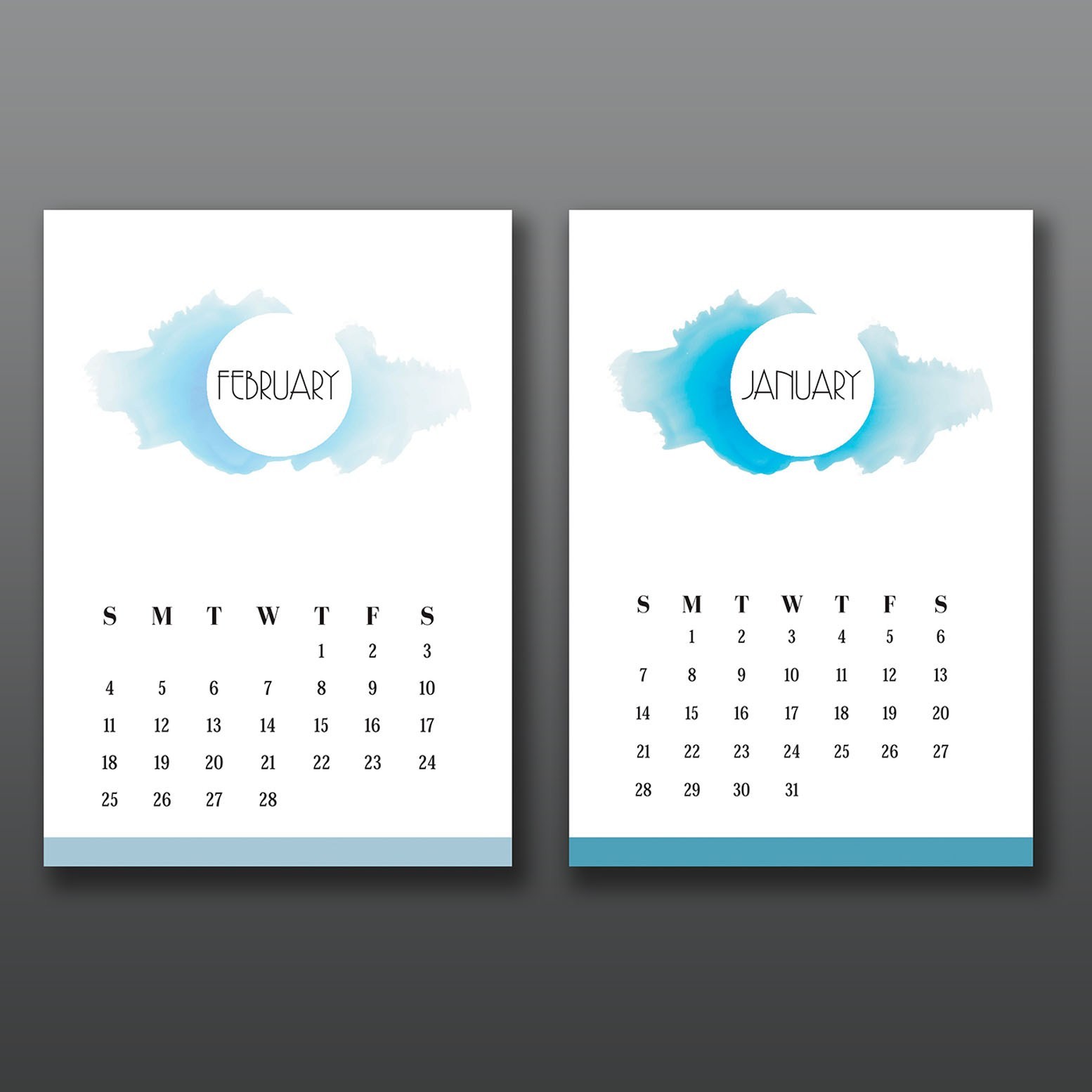 24 Desain Kalender