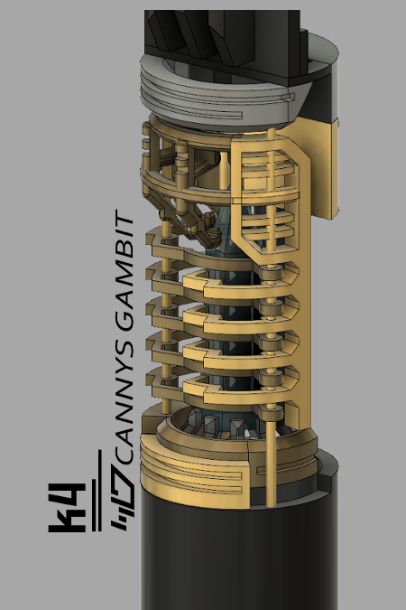 CANNY'S GAMBIT: Obi Wan Kenobi Lightsaber - Internal chassis