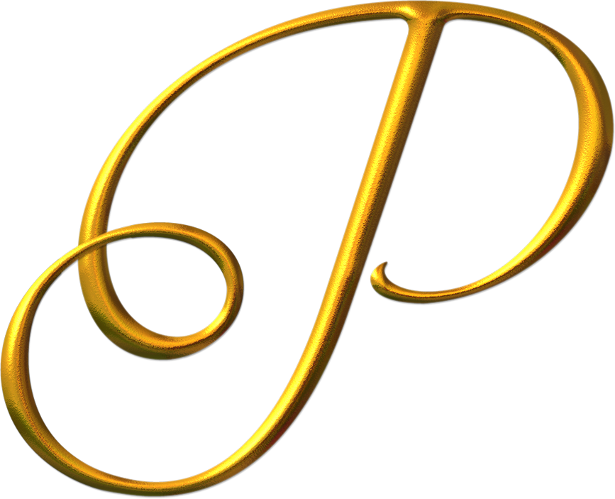 Letras en Dorado. Golden Letters. - Oh my Alfabetos!